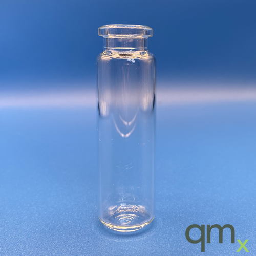 Qmx Laboratories - 20ml_Clear_Glass_23x75mm_Headspace_Round_Bottom_20mm ...