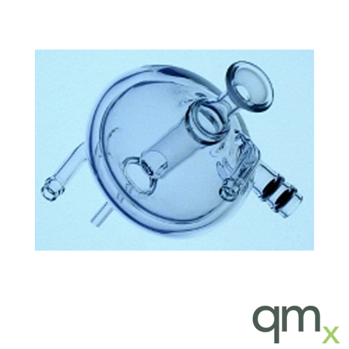 Qmx Laboratories - Jacketed_Cyclonic_Spray_Chamber_50ml_12_5_Joint